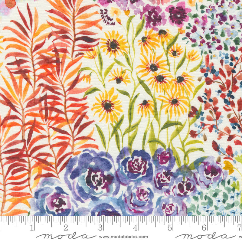 Floribunda Flower Child Cloud | Create Joy Project | Moda Fabrics ...