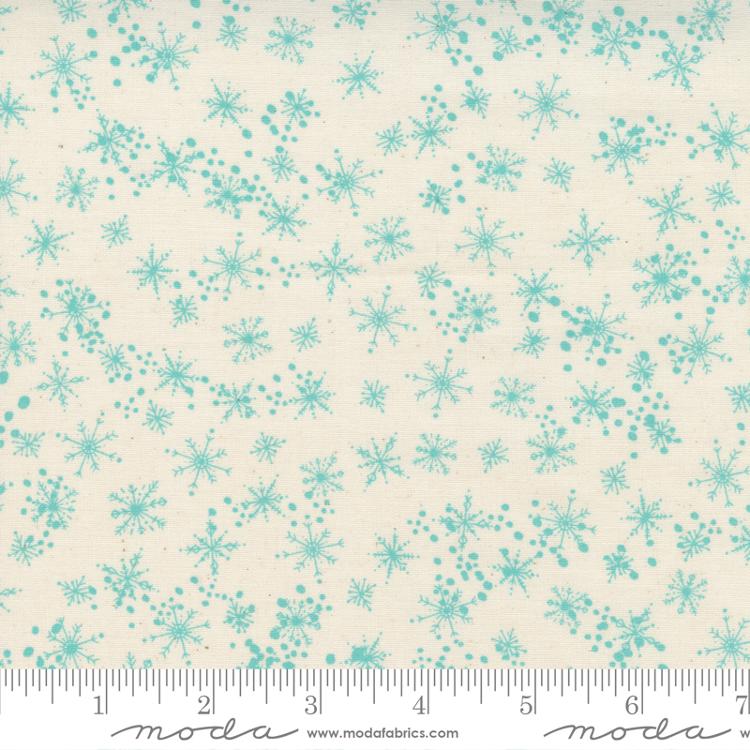 Cheer and Merriment Natural Aqua | Fancy That Design House | Moda ...
