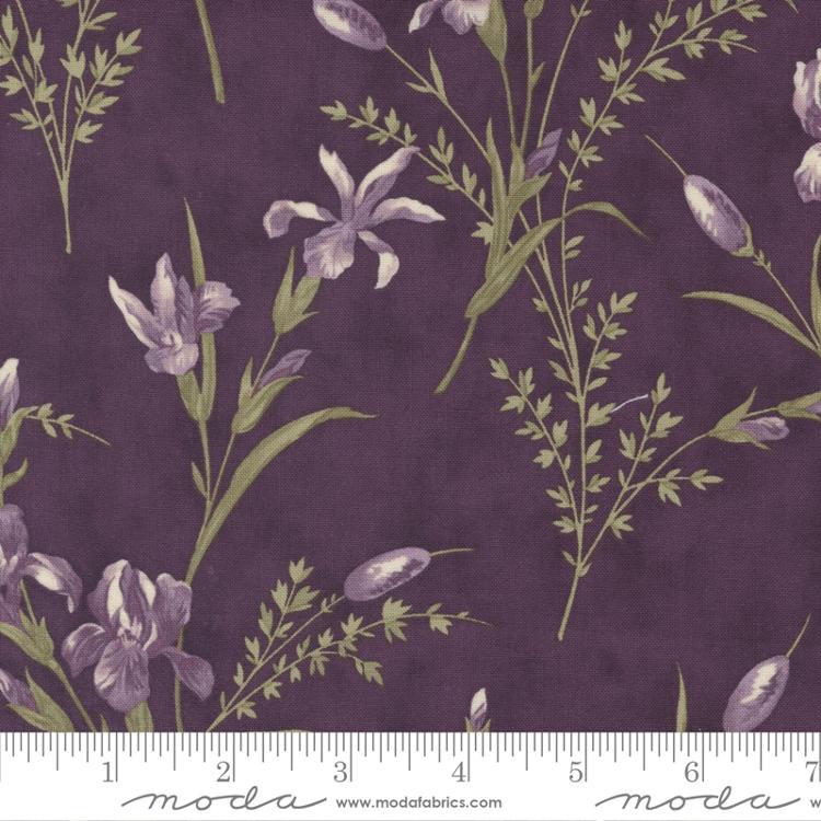 Iris & Ivy Plum | Jan Patek | Moda Fabrics | 2250 16 | Sold in 1/2 Yds ...