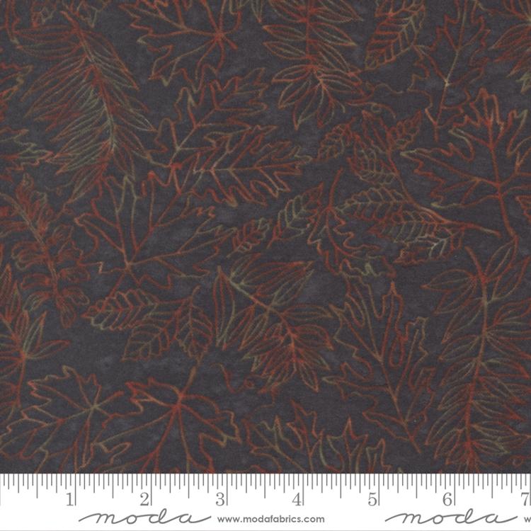 Fall Melody Flannel Black | Holly Taylor | Moda Fabrics | 6904 18F ...