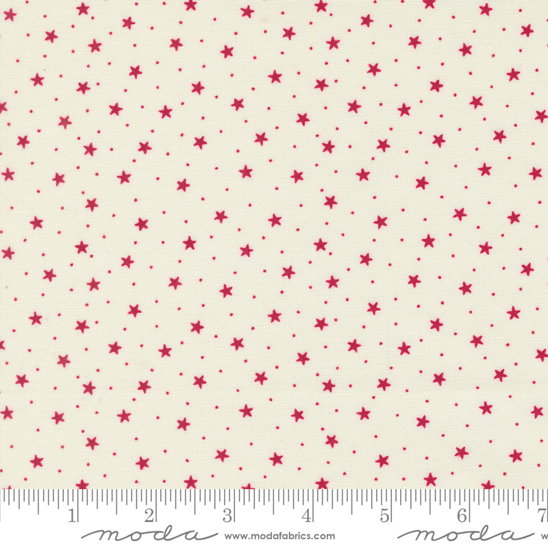 Dear Santa Stars Snow | Primitive Gatherings | Moda Fabrics | 49260 11 ...