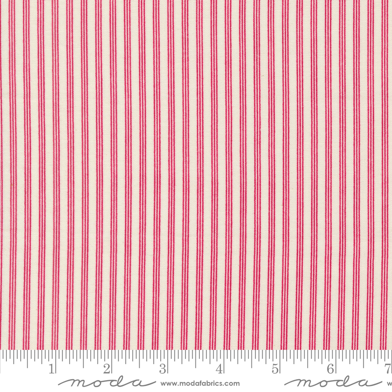 Dear Santa Stripes Snow | Primitive Gatherings | Moda Fabrics | 49261 ...