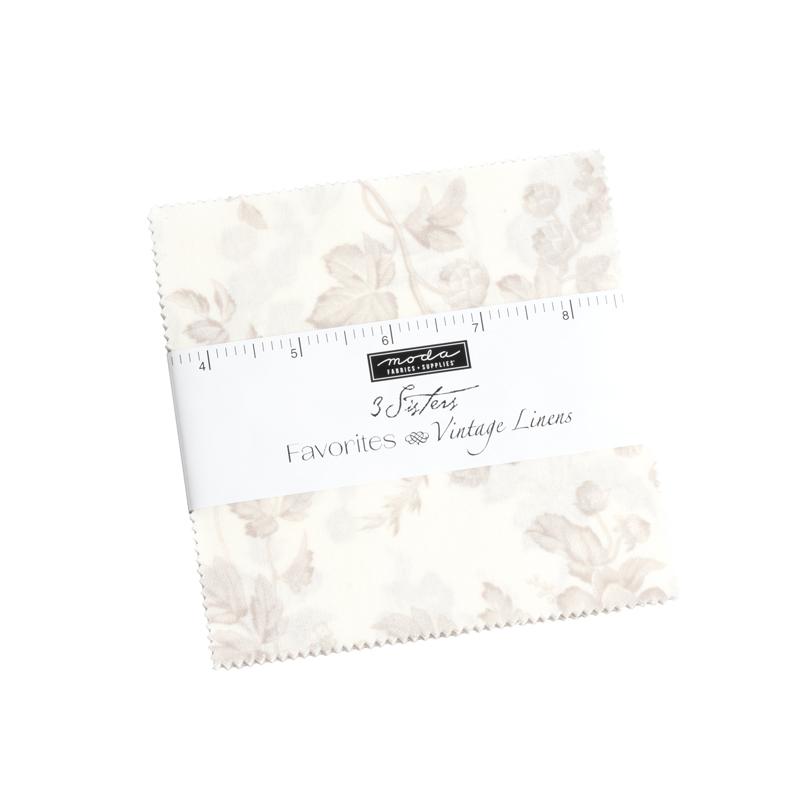 3 Sisters Favorite Vintage Linens Charm Pack | 3 Sisters | Moda Fabrics ...