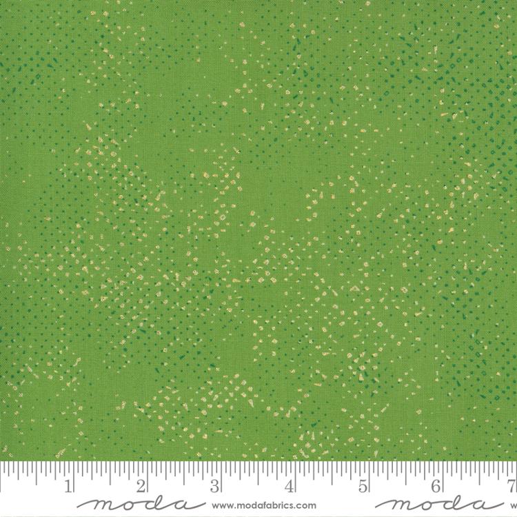 GRASS Metallic Spotted | Zen Chic | Moda Fabrics | 1660 146M | Sold in ...